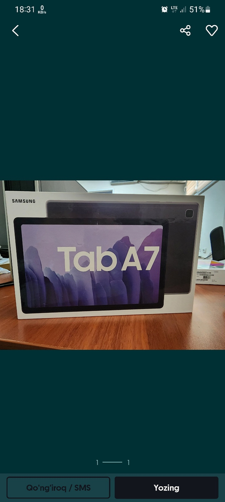 Planshet samsung galaxy TAB A7