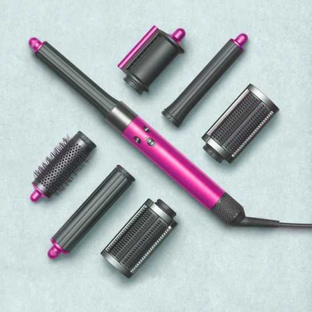 Styler dyson airwrap long розовый (fuchsia/pink)