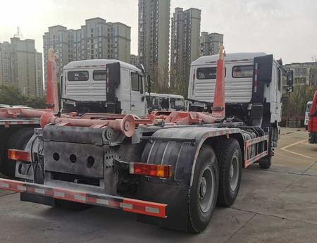 SHACMAN 20-тонн мусоровоз с контейнером для мусора