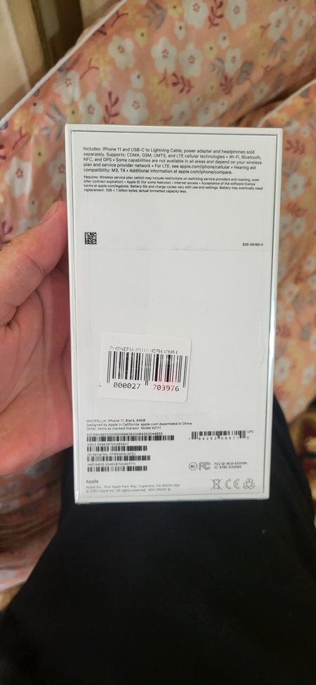 Iphone 11 black 64 gb