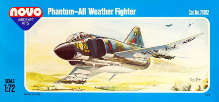 Сборная модель самолета F-4 Фантом II (NOVO 1/72). РАРИТЕТ