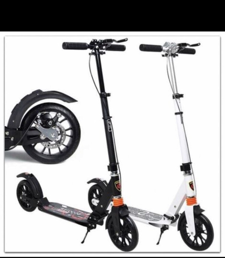 Самокат SCOOTER Дисковые тормоза 100 кг