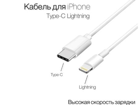 Original kabel iphone из коробки 14 pro type-C