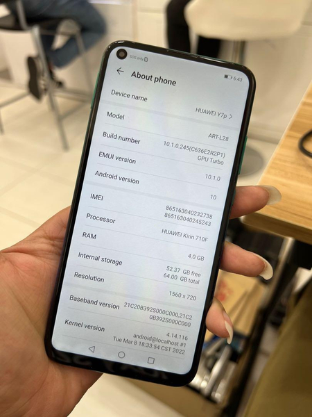 Huawei y7p Sotiladi