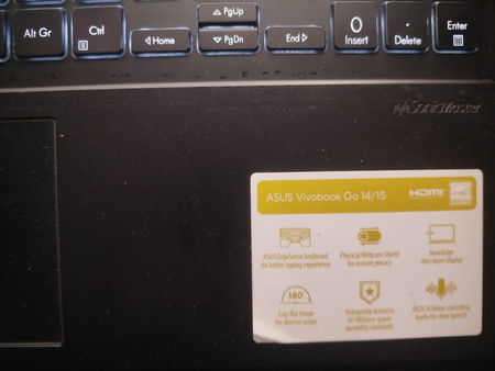 Asus Vivobook Go14/15 180°