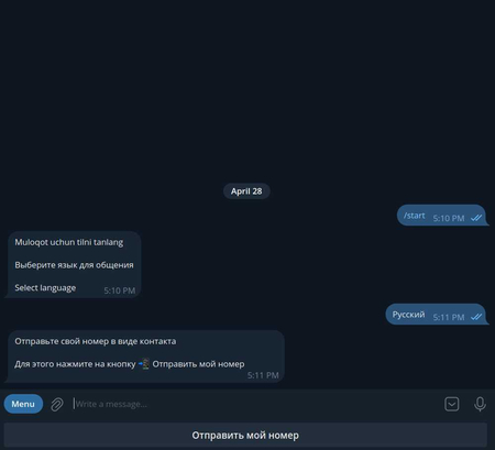 Telegram bot yaratish xizmati