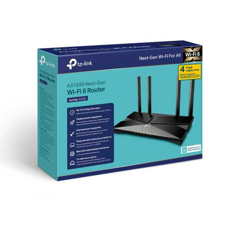 TP-Link Archer AX10 (AX1500) двухдиапазонный гигабитный роутер