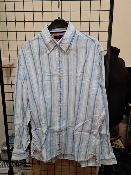 мужскя рубашка Tommy Hilfiger XL лён