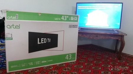 Artel televizor sotiladi 43 lik 110 sm.