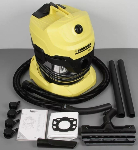 Профессиональный пылесос объемом 20 литров от немецкой фирмы KARCHER