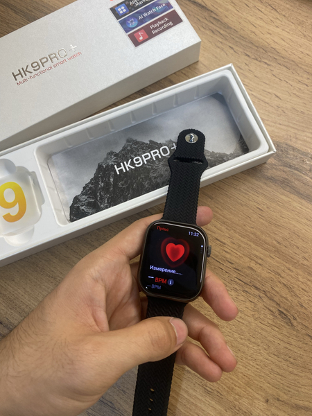 HK 9 PRO MAX aqlli soat AMOLED display