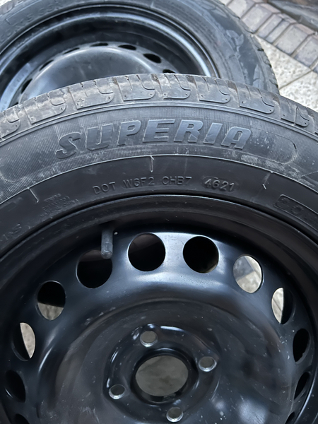 Комплект 195/60R15 Superia Ecoblue 4s. Диска GM (cobalt)