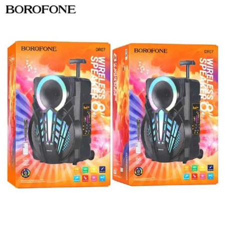 С ДОСТАВКОЙ! BOROFONE DR07 - портативная Караоке Колонка, блютуз