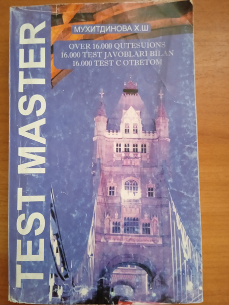 Test master Мухитдинова Х.Ш