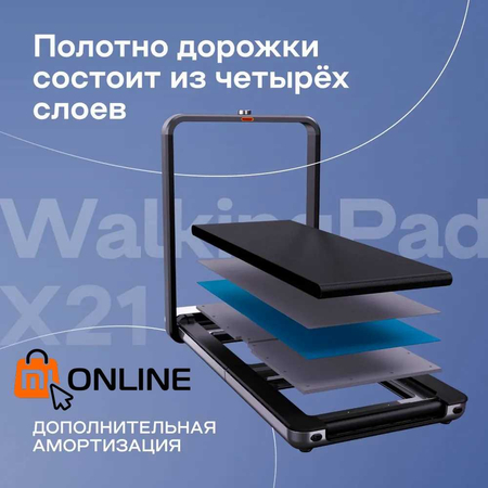 Складная беговая дорожка Xiaomi KingSmith WalkingPad X21 Доставка