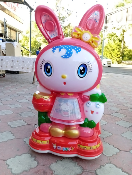 Зайчик карусель качалка