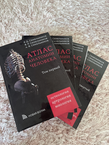Атлас анатомии человека Р.Д. Синельников 4 тома