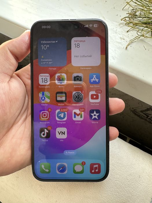 Iphone 15 pro max 256Gb   1050$