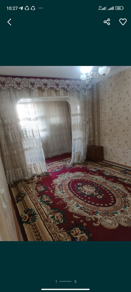 Ijaraga uzoq muddatga 2xonali uy 1 xonasiga qizlar quyaman