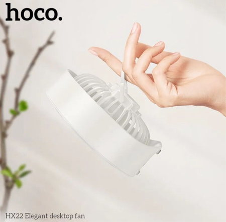 Вентилятор аккумуляторный настольный с тримя режима скорости hoco HX22