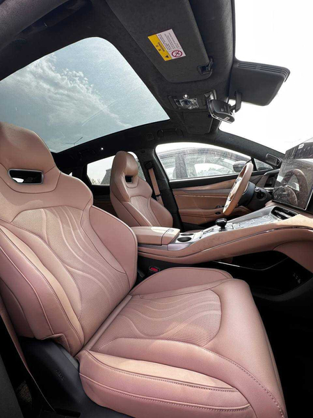 Denza N7 Long Rage BYD+Mercedes черный и золотой цвета