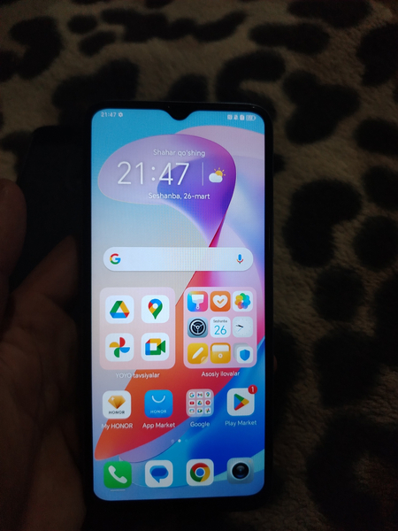 Honor x 6a  yangi 3 oy iwlatilgan usta kormagan