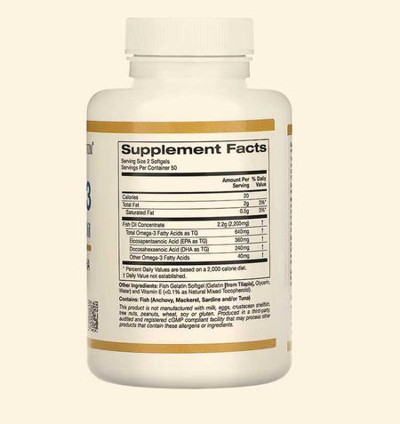 Omega-3 Premium Fish Oil с бесплатной доставкой