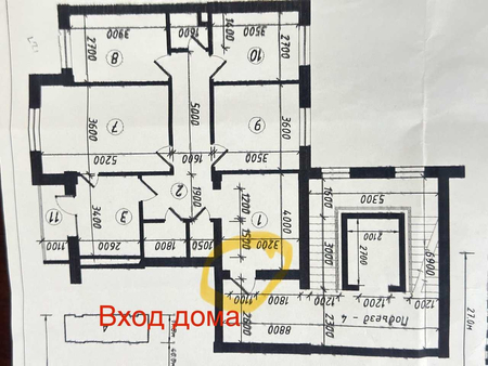 ул.Махтумкули новостройка 4-комн 4/9 102 м² коробка с перегородками