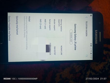Samsung j5 prime 400.000 + bonus
