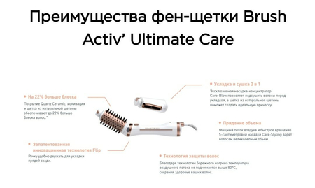 Фен щётка Roventa