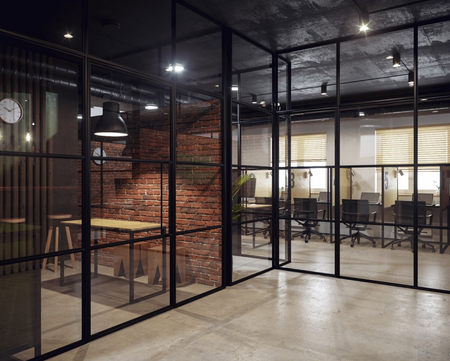 Перегородки в стиле лофт / межкомнатные перегородки loft