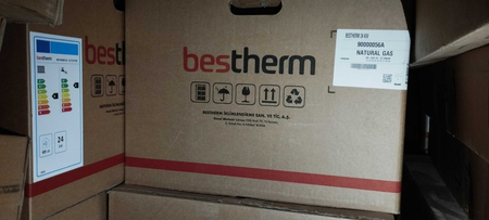 Котел 2-х контурный - новый. Bestherm - 24 kw.