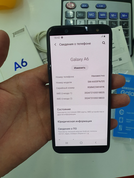 Samsung Galaxy A6 32Gb sotiladi