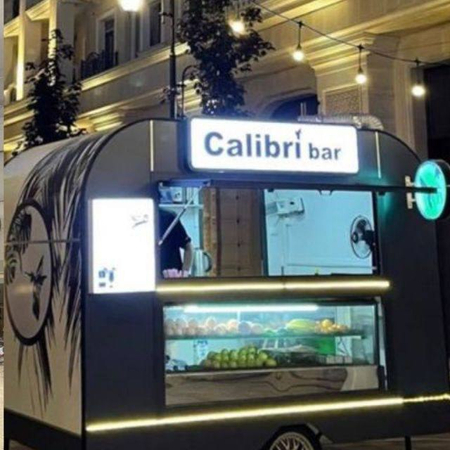 Food truck do‘kon  ko‘chma pritsep