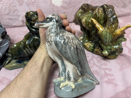 Майолика гжель ссср . Обливная керамика