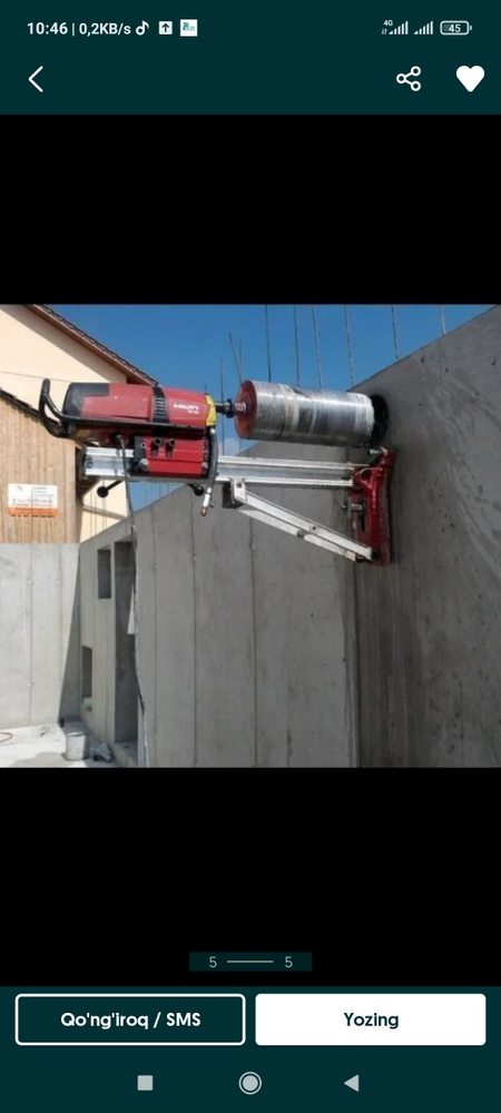 Beton teshish buzish nnň