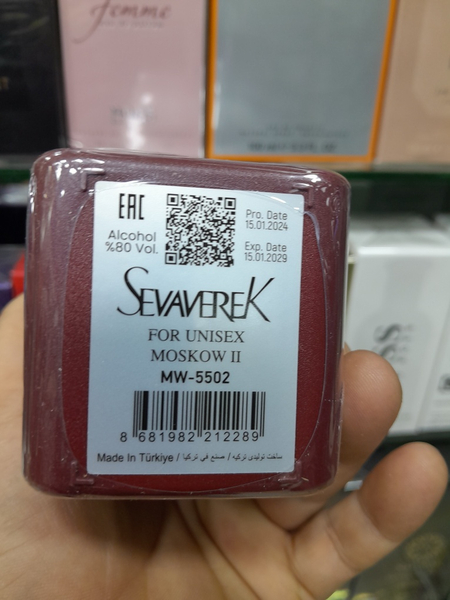 Original Erkaklar va Ayollar uchun Turetski Sevaverek Moskow II Edp 50