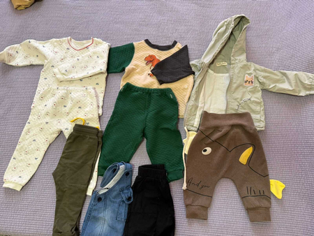 Детские вещи 1-2 года пакетом HM, UNIQLO, корейские и российские