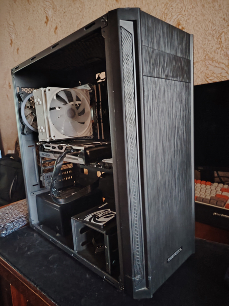 Комплект b460, i3 10100f, ddr4 3200 2x8gb,Deepcool pk550d.