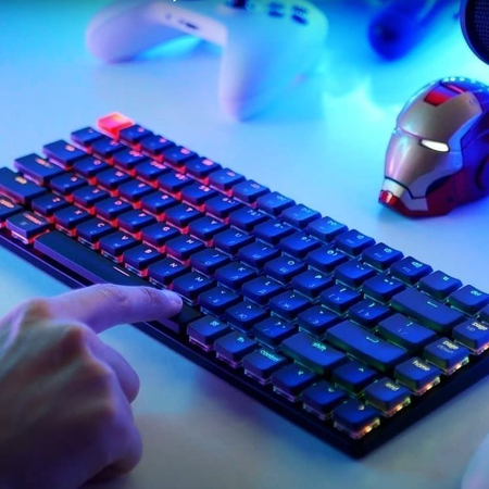 СКИДКА! RU/ENG! RGB/Hot-Swap Keychron K3 V2 Оптическая Клавиатура