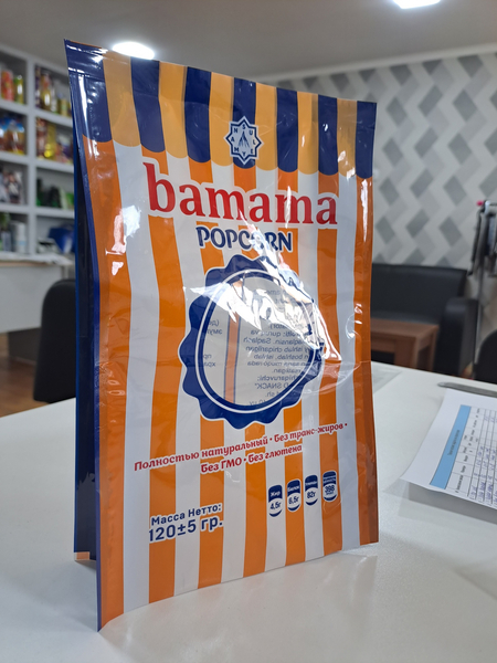 Paket PopCorn uchun tayyor.