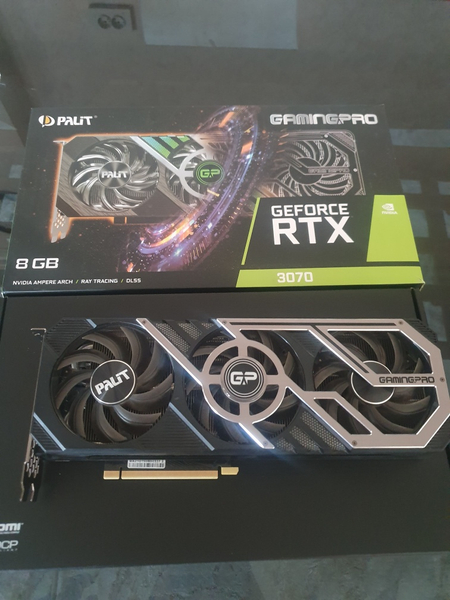 3070 Palit Gamingpro 8Gb 3x cooler