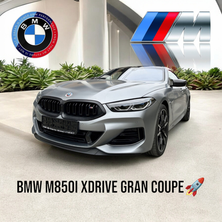BMW M850i xDRIVE GRAN COUPE в новым состоянии! Серьёзная пушка!