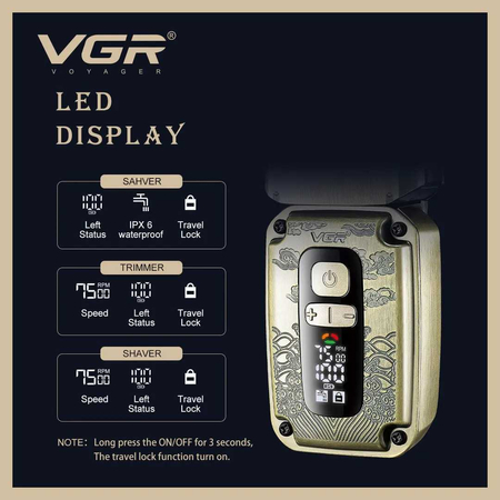VGR Новый V-642 профессиональный триммер