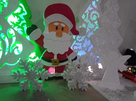 Новогодний декор из пенопласта .