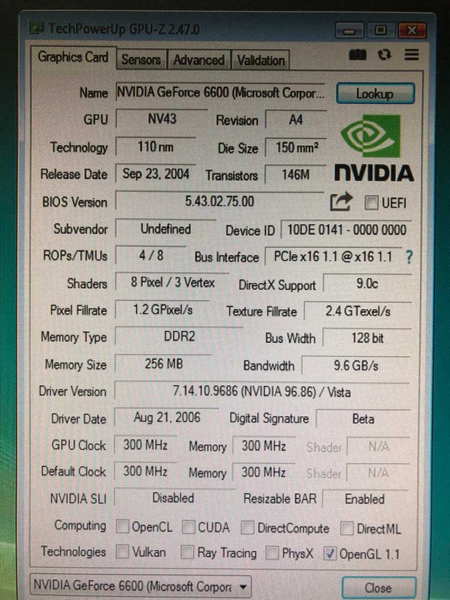 Видеокарта AXLE 6600 GT 256 Mb PCI-E