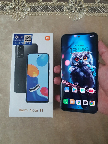 Srochna sotiladi Xiaomi Redmi Note 11 4G 6+2/128Gb  Blue Karobka Bor