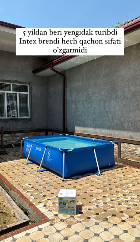 Каркасный бассейн intex 300x200x75