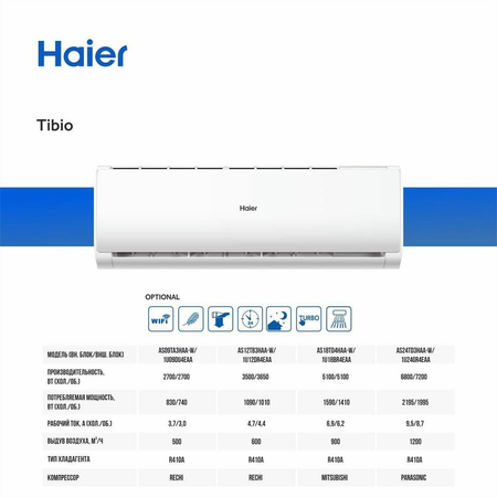 Кондиционер Haier 18  Модель: Tibio [Aksiya ]
