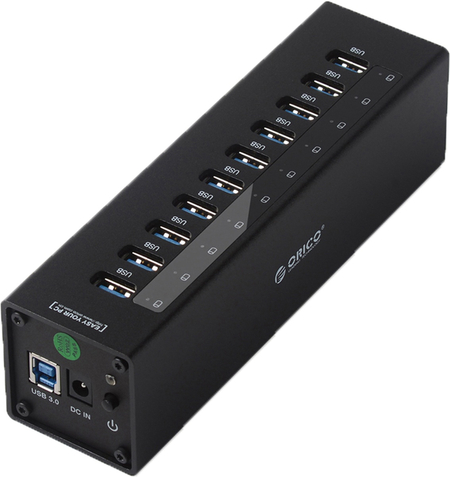 Новый usb 3.0 hub Orico  на 10 портов